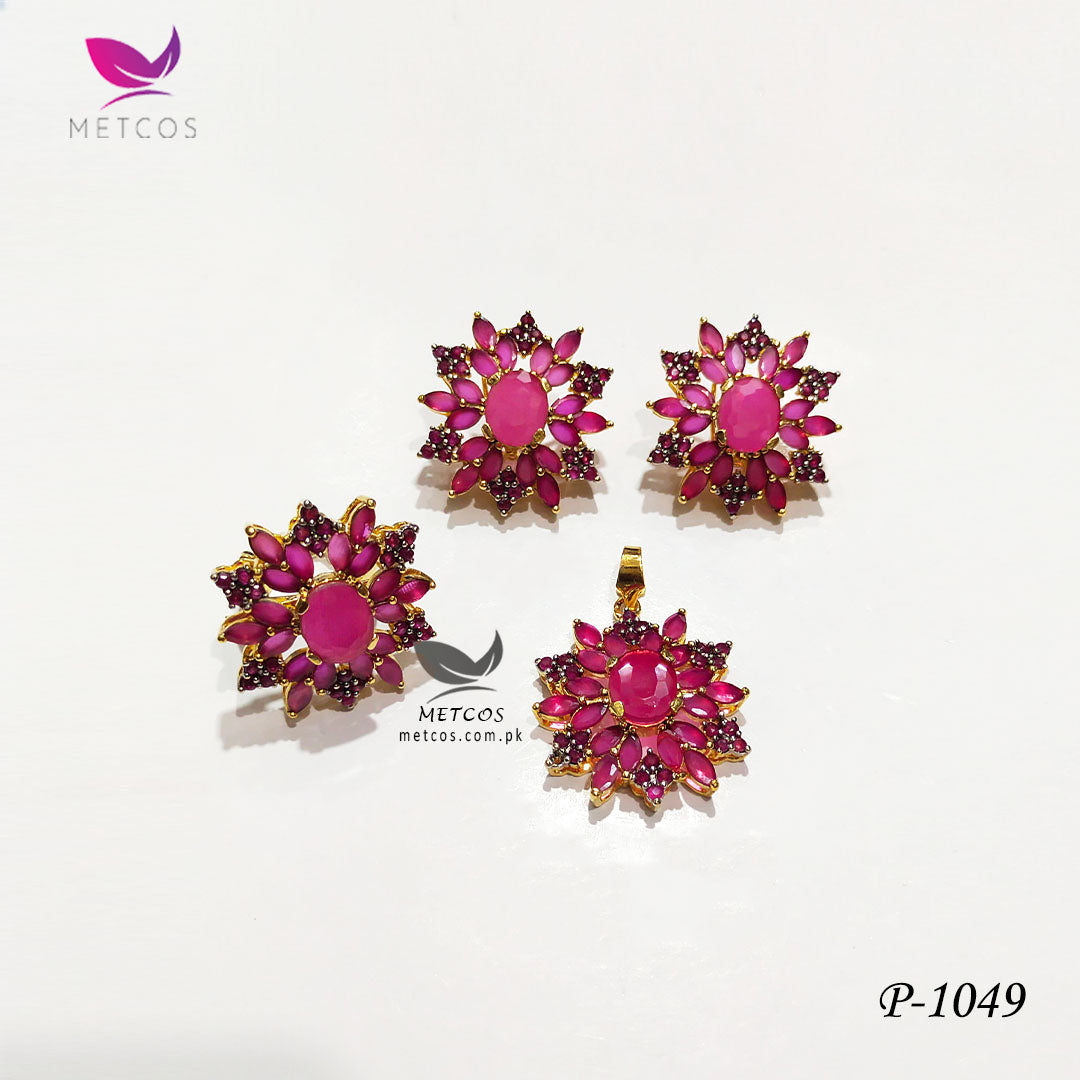 Cinderella Combo Set | 21K Gold Plated | Casted with American Zircons ...